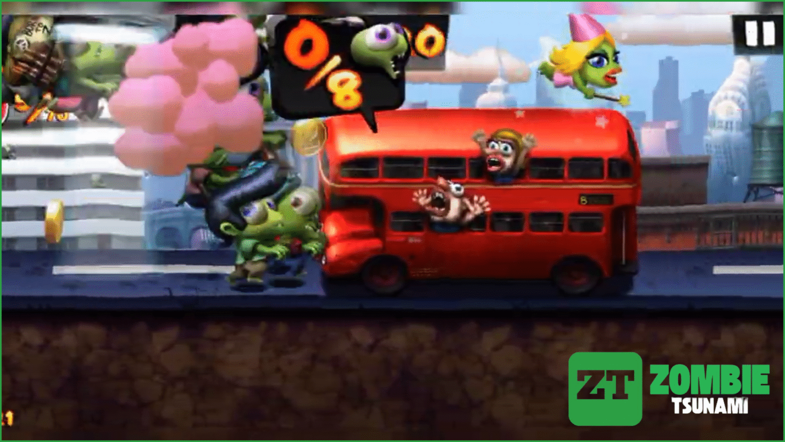 Zombie Tsunami Mod APK (v4.6.7) Unlimited Money & All Unlocked