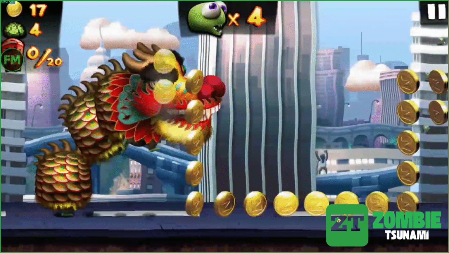 Zombie Tsunami Mod APK (v4.6.7) Unlimited Money & All Unlocked